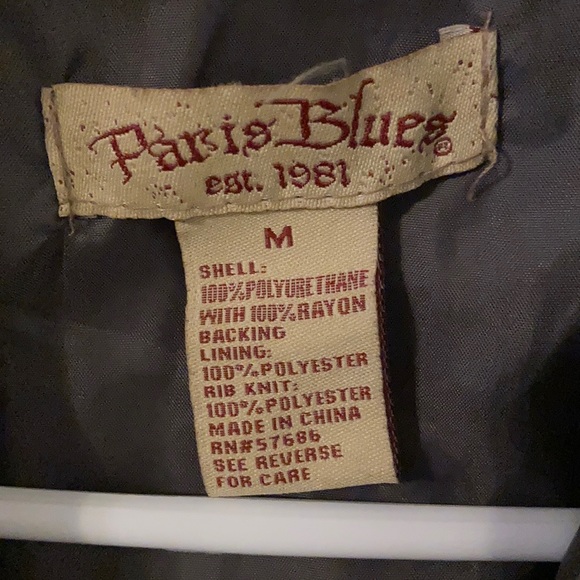 Paris Blues | Jackets & Coats | Paris Blues Leather Jacket | Poshmark